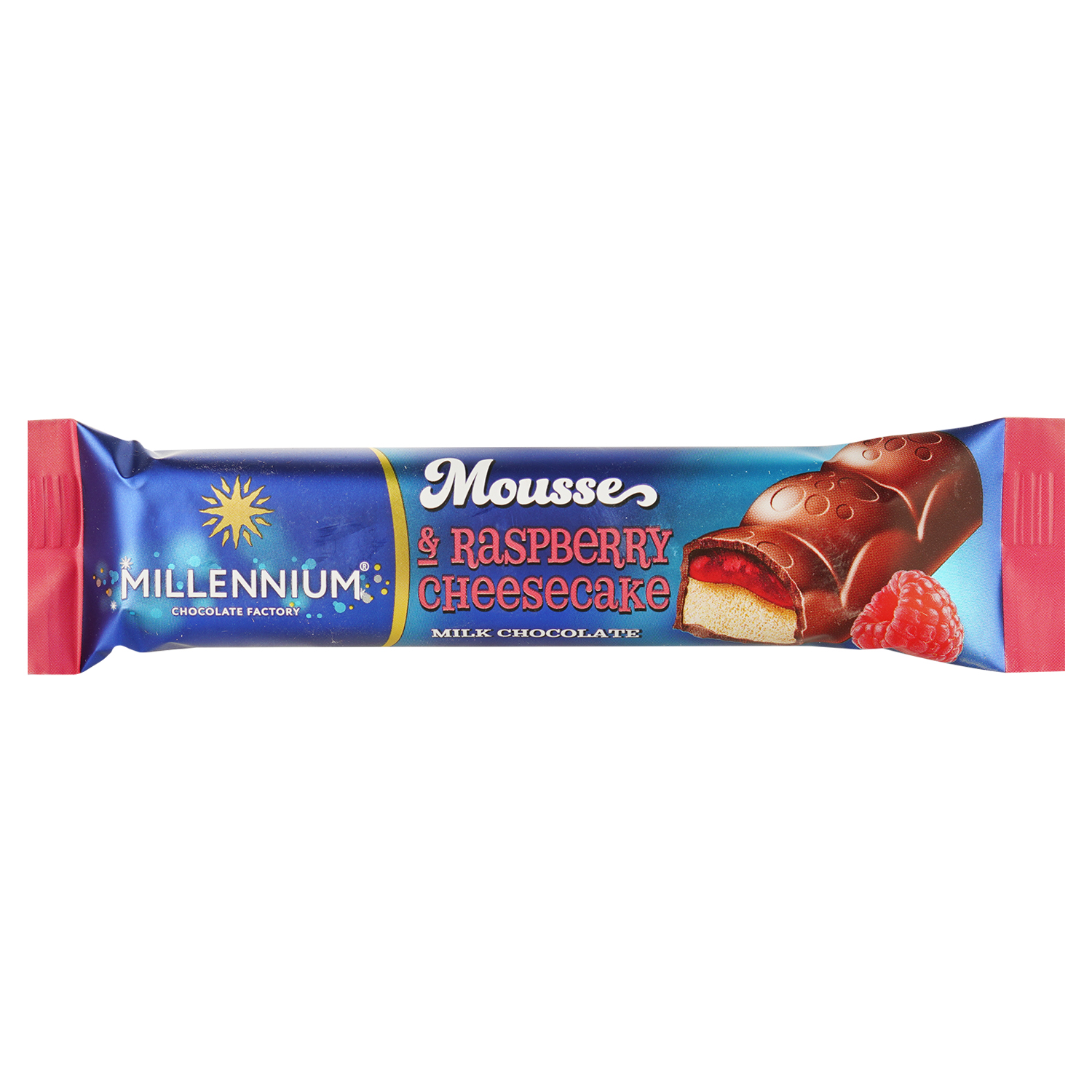 Шоколад молочний Millennium Mousse Raspberry&Cheesecake 33 г (922105) купити у Києві, Україні ...