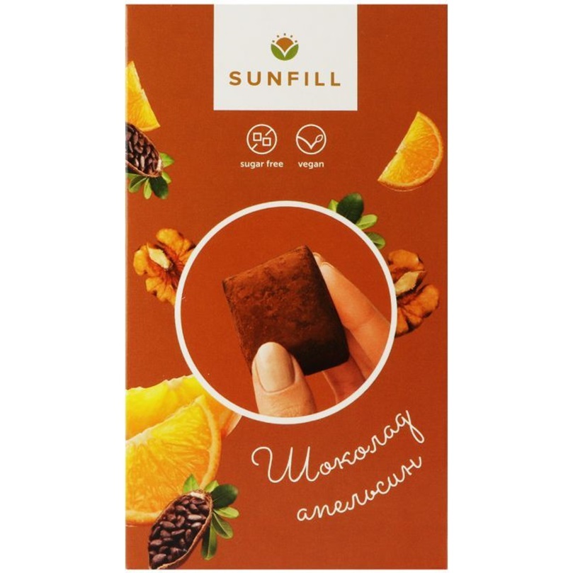 Цукерки SunFill шоколадні з апельсином 150 г (804846) купити у Києві ...