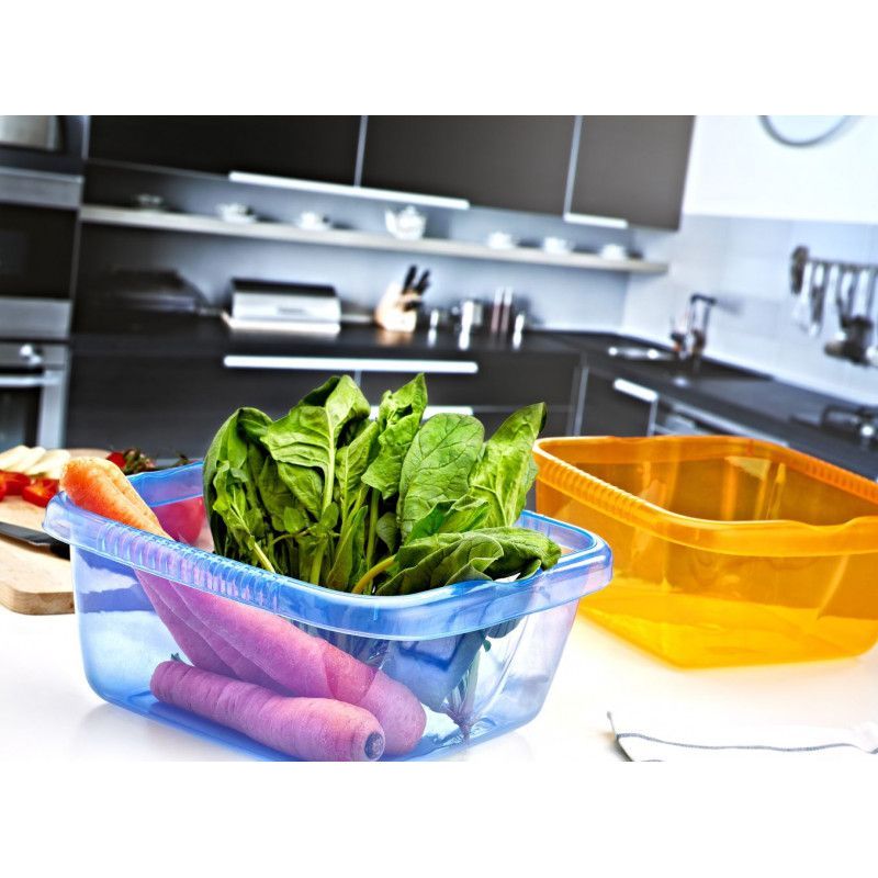 Таз квадратний Irak Plastik 7 л прозорий (00-00005970) купити у Києві ...