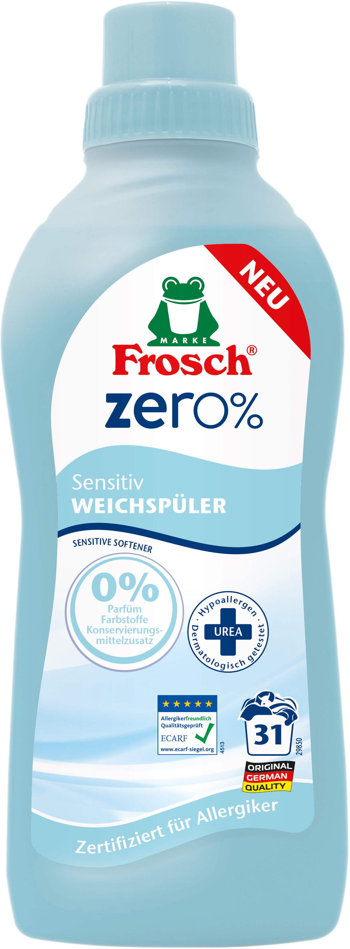 Кондиционер-ополаскиватель Frosch Zero Сенситив, 750 мл купить в Киеве ...