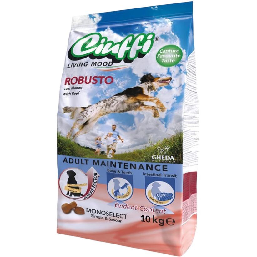 Сухий корм для собак Gheda Ciuffi Adulto Robusto 10 кг (GDA10510 ...