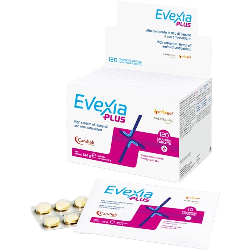 Добавка для собак та котів Candioli Evexia Plus Знеболювальна 10 ...