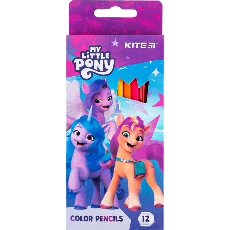 Олівці кольорові Kite My Little Pony 12 шт. (LP24-051) купити у Києві ...