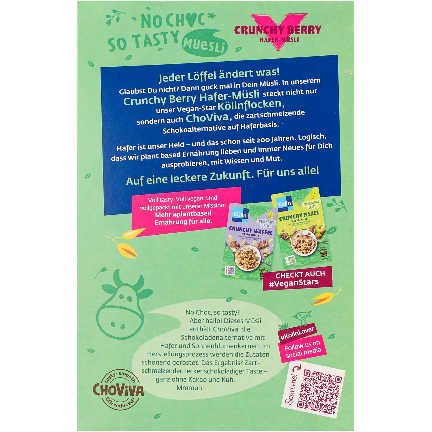 Мюслі Kolln Choviva з фруктами та шоколадом 400 г купити у Києві ...