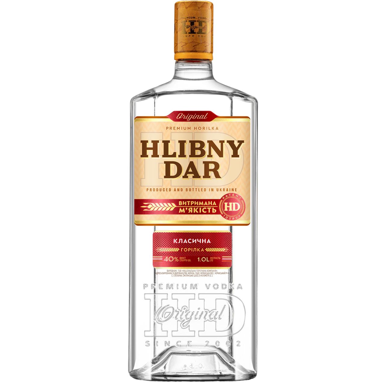 Горілка Хлібний дар 1 літр купити у Києві, Україні | MAUDAU: ціна на ...