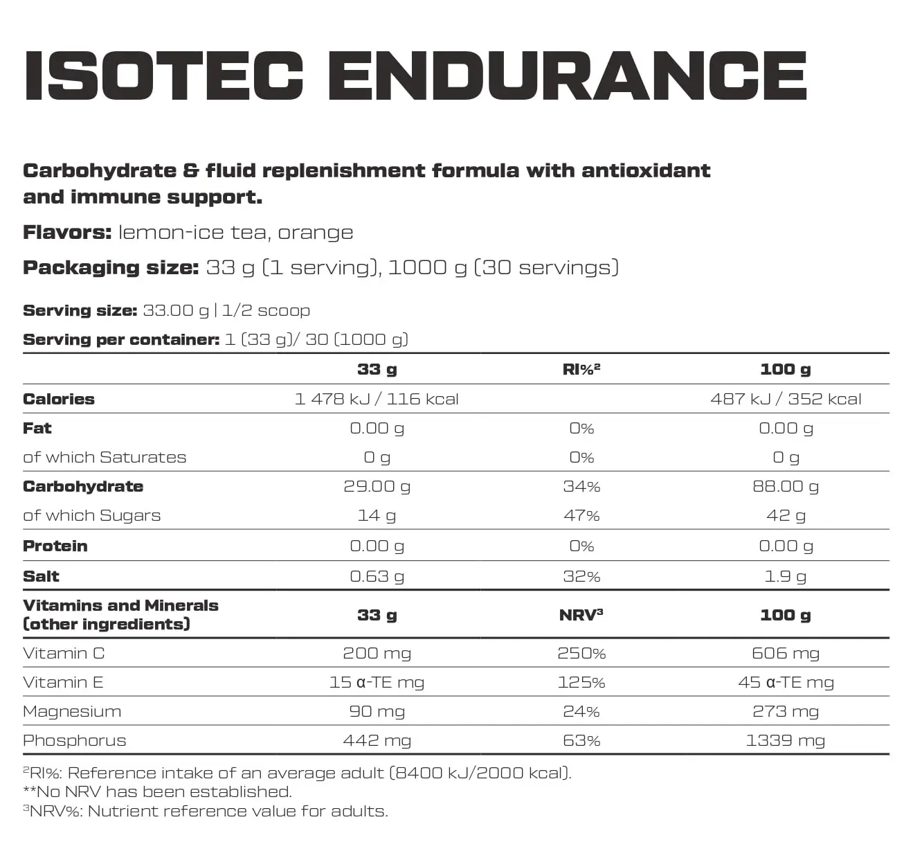 Изотоник Scitec Nutrition Isotec Endurance Orange 1000 г купить в Киеве ...