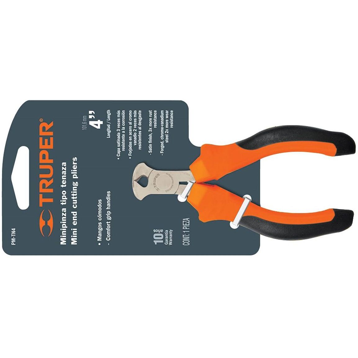 Кусачки торцеві Truper Профі Міні Cr-V 100 мм (PM-TN4) купити у Києві, Україні | MAUDAU: ціна ...