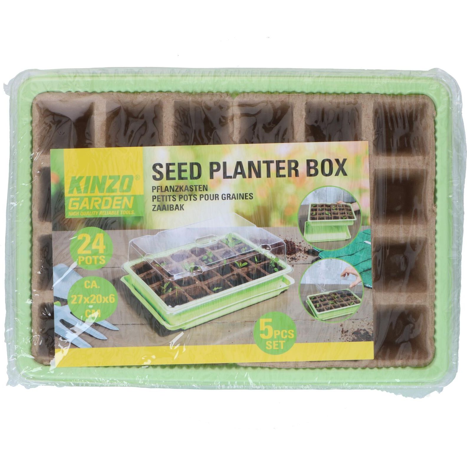 Міні-теплиця Kinzo Garden 24 комірки купити у Києві, Україні | MAUDAU ...