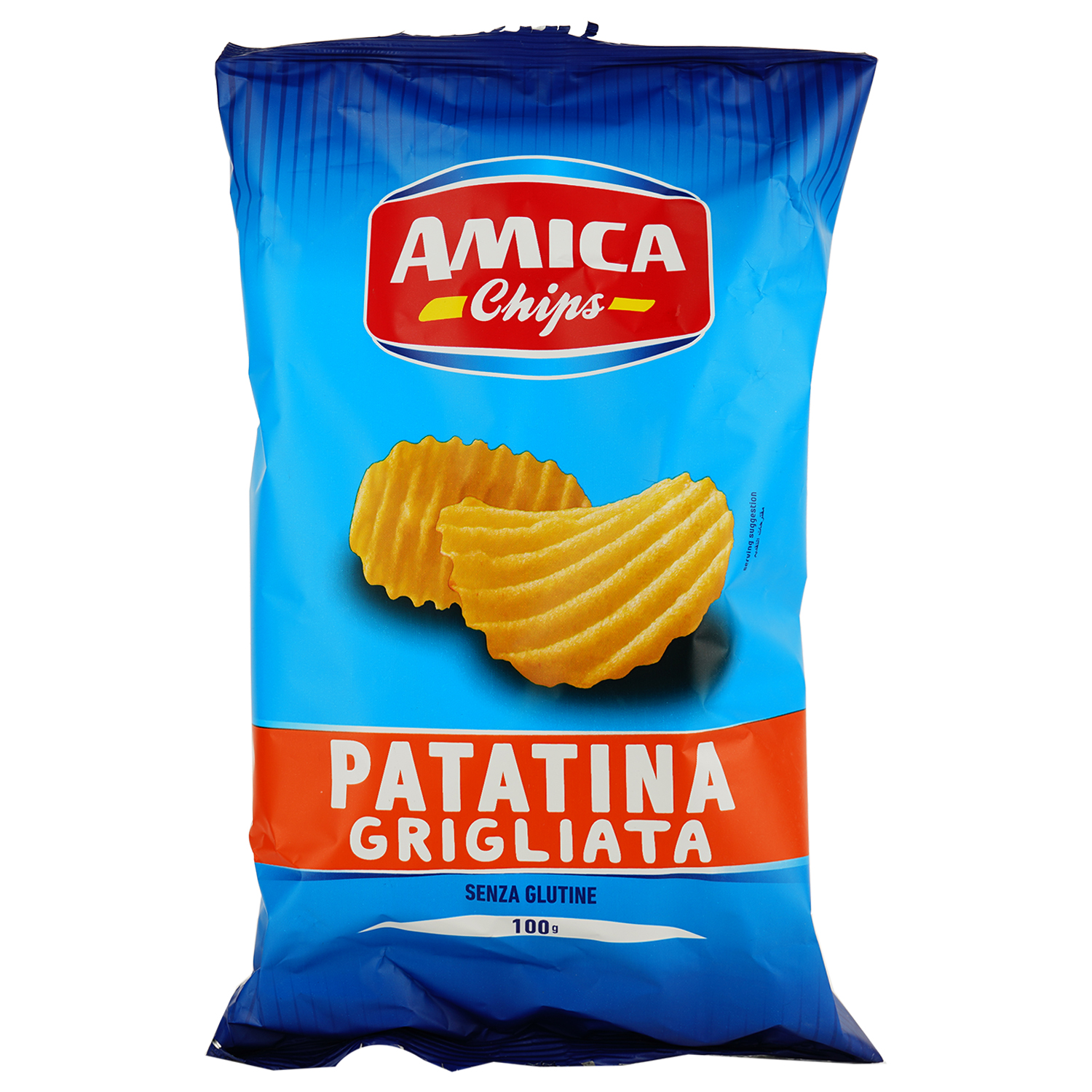 Чипси Amica картопляні рифлені із сіллю 100 г (801526) купити у Києві, Україні | MAUDAU: ціна ...