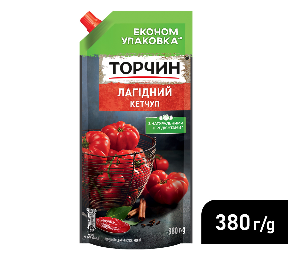 Кетчуп Торчин Лагідний, 380 г купити у Києві, Україні | MAUDAU: ціна ...
