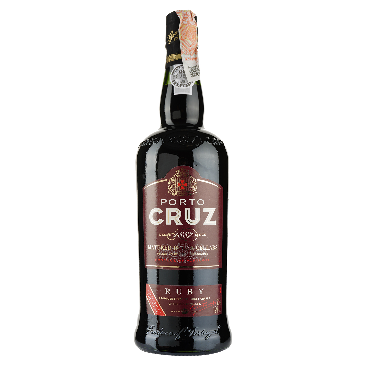 Портвейн Porto Cruz Ruby DO, 19%, 0,75 л (837686) купити у Києві ...