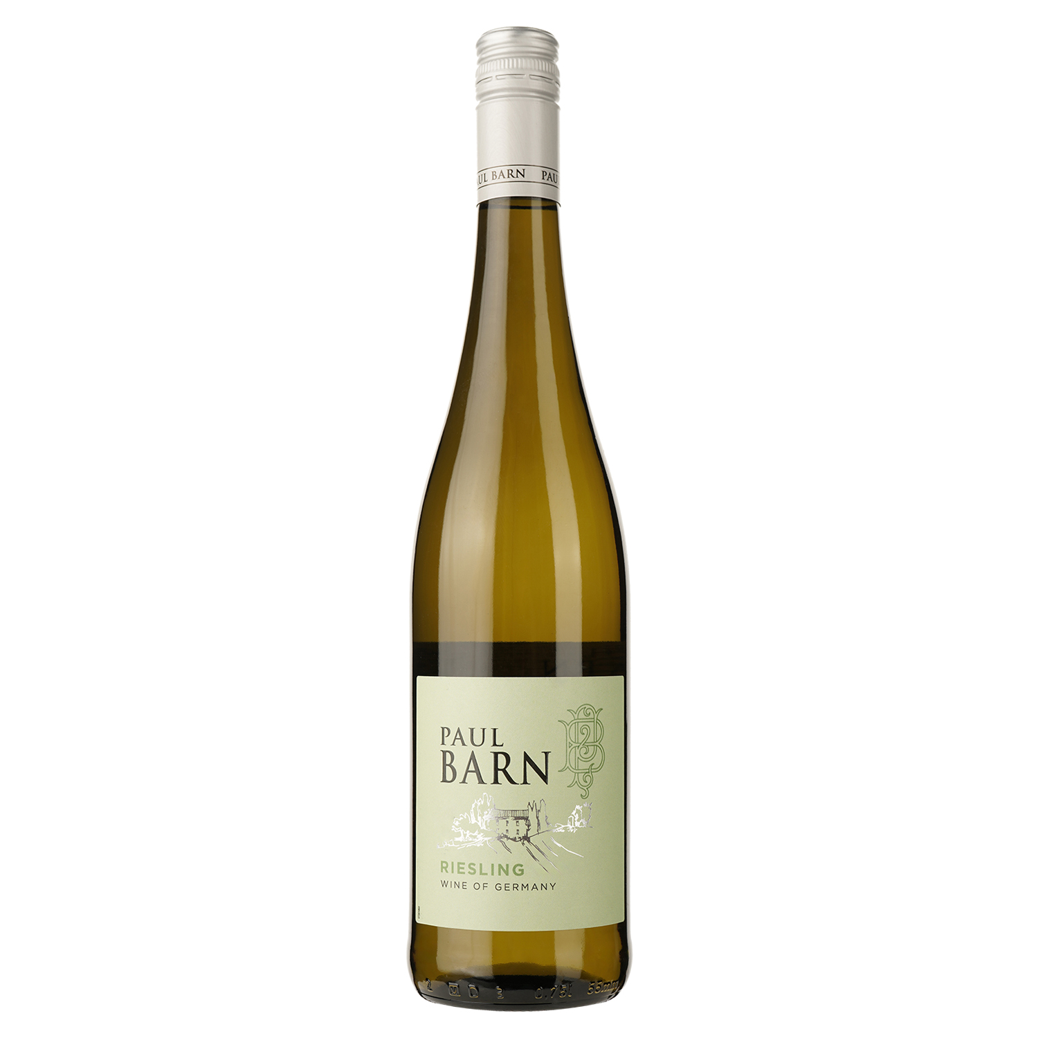 Вино Paul Barn Riesling Landwein Rhein, біле, напівсолодке, 0,75 л ...