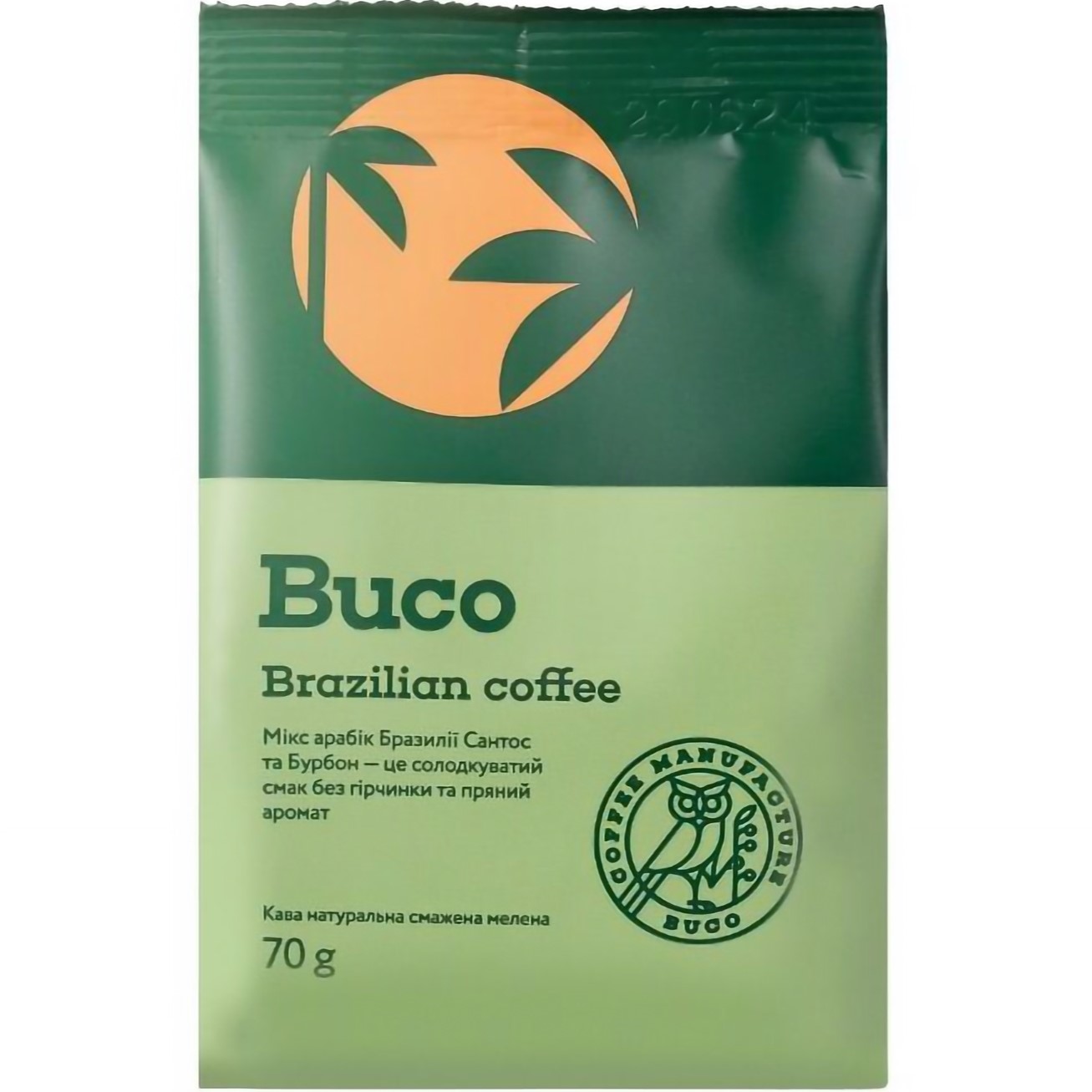 Кава мелена Buco Brazilian Coffee 70 г (901955) купити у Києві, Україні ...