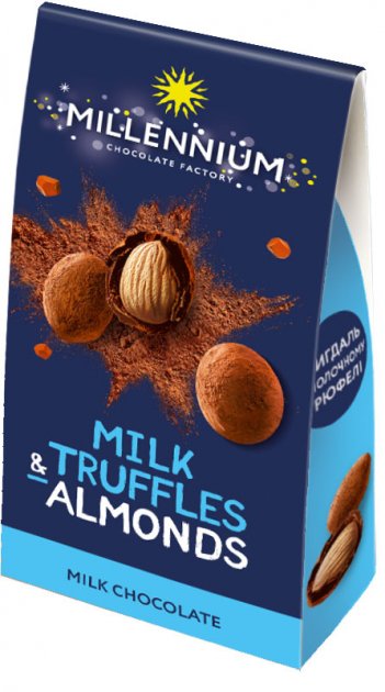 Цукерки Millennium мигдаль у молочному трюфелі, 100 г (872072) купити у Києві, Україні | MAUDAU ...