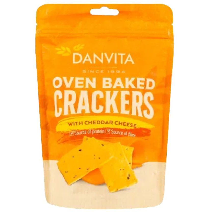 Крекери Danvita з сиром чеддер 100 г (929812) купити у Києві, Україні ...