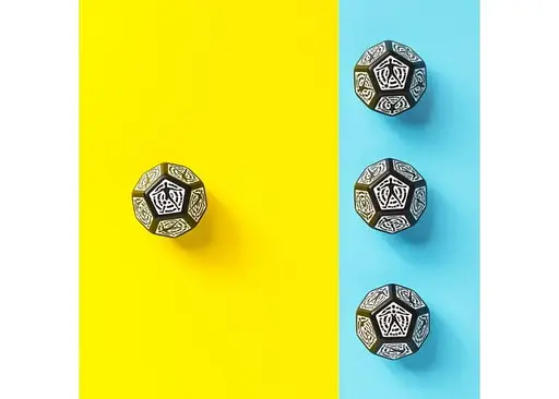 Кубик D12 Hit Location Black & white die (12HIT01) купити у Києві ...