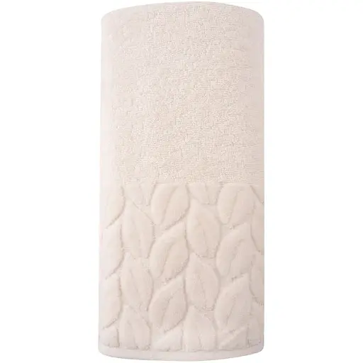 Банний рушник Soho Leaves бавовна 100% 90х150 см Ivory купити у Києві, Україні | MAUDAU: ціна ...