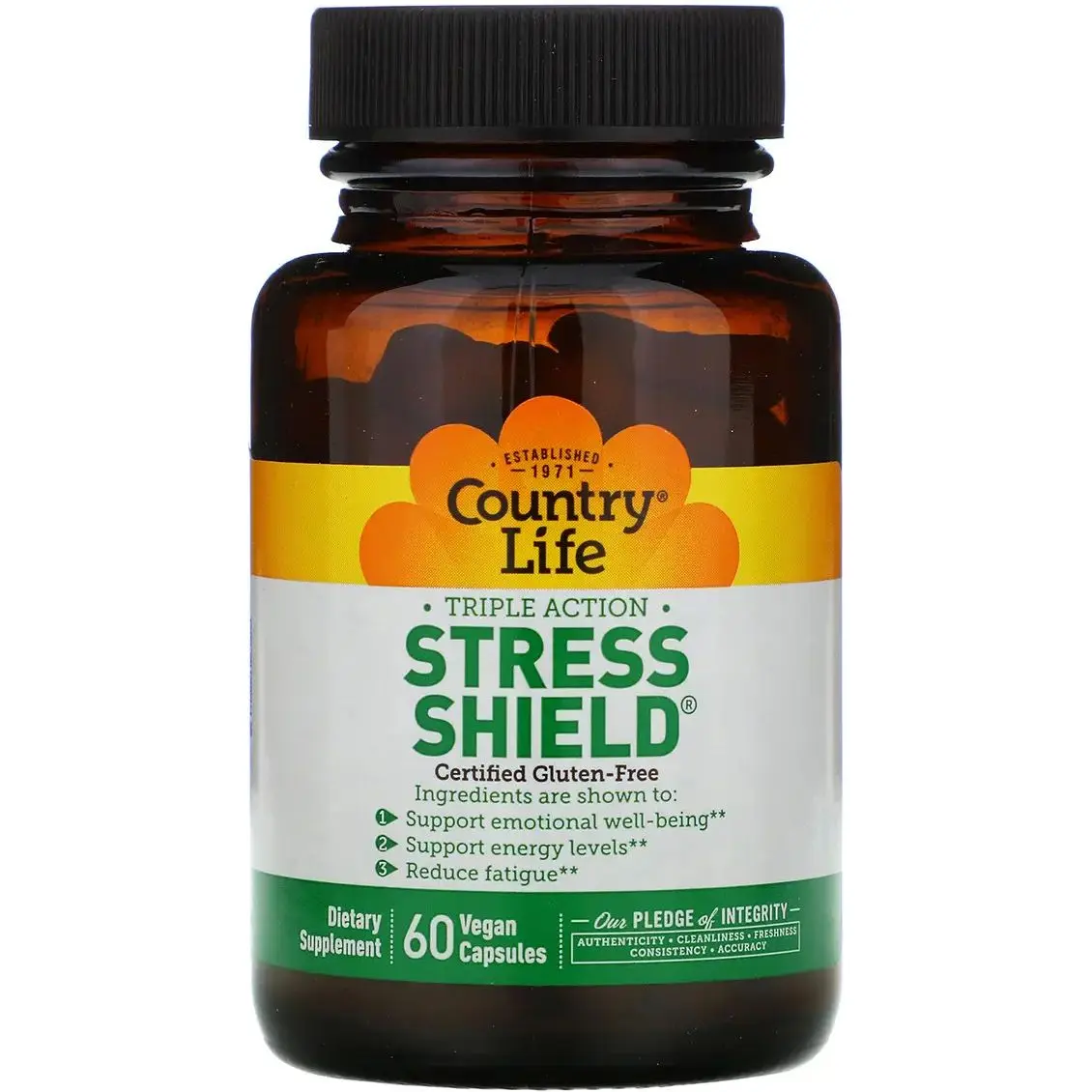 Антистрессовый энергетический комплекс Country Life Stress Shield 60 ...