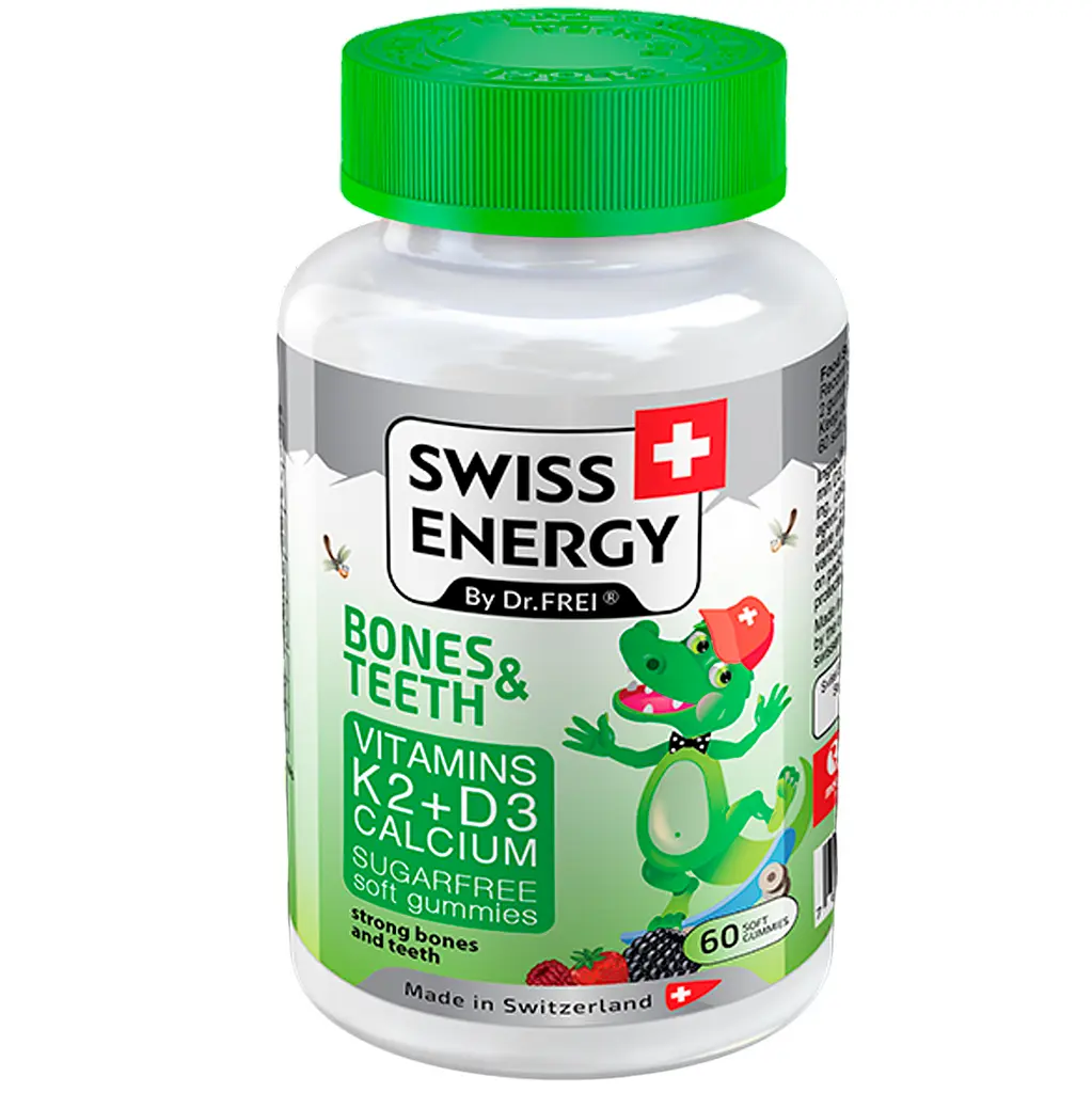 Здоров'я кісток та зубів для дітей від 3 років Swiss Energy Bones ...